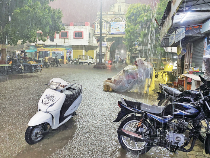 2 inches in Babara, one and a half inches in Lathi during monsoon ...