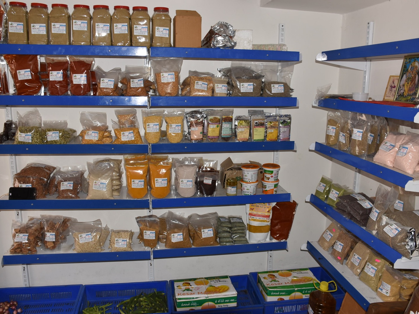 A natural mart was opened near Santram Mandir to provide healthy food ...
