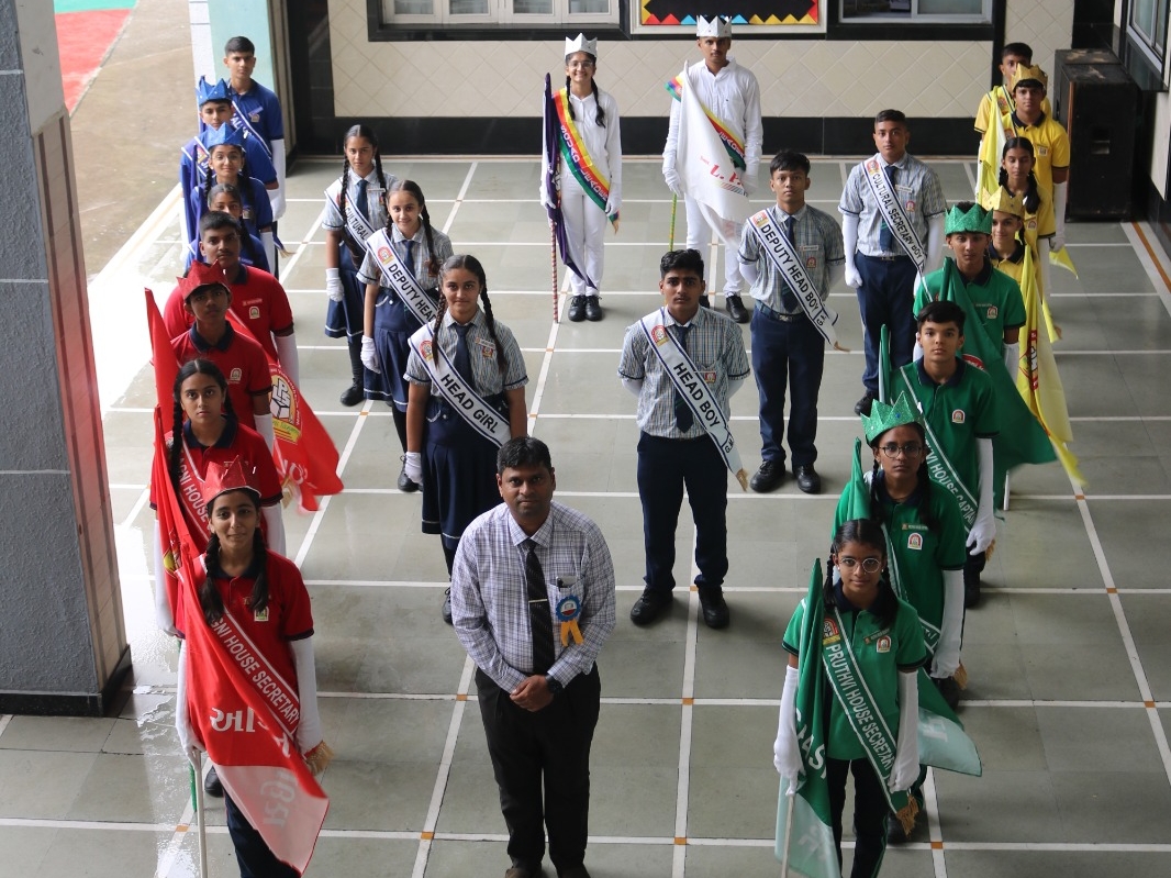 A formal decoration ceremony was held at LP Savani Vidya Bhavan; Indian ...