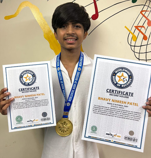 Playing musical instruments beyond his age, the Surat-born grandee has ...