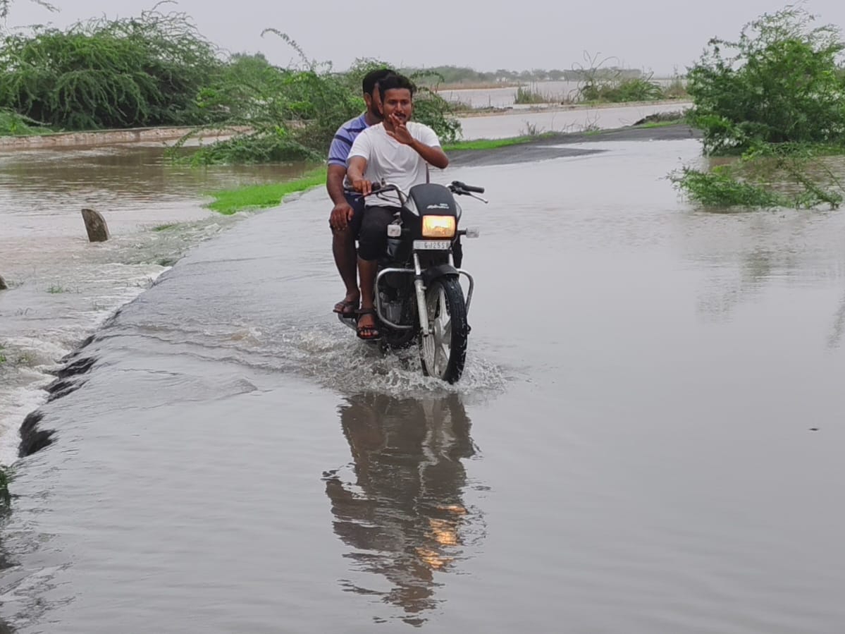 Waters of Bhadar and Ozat receded in Ghed Panthak of Porbandar district ...