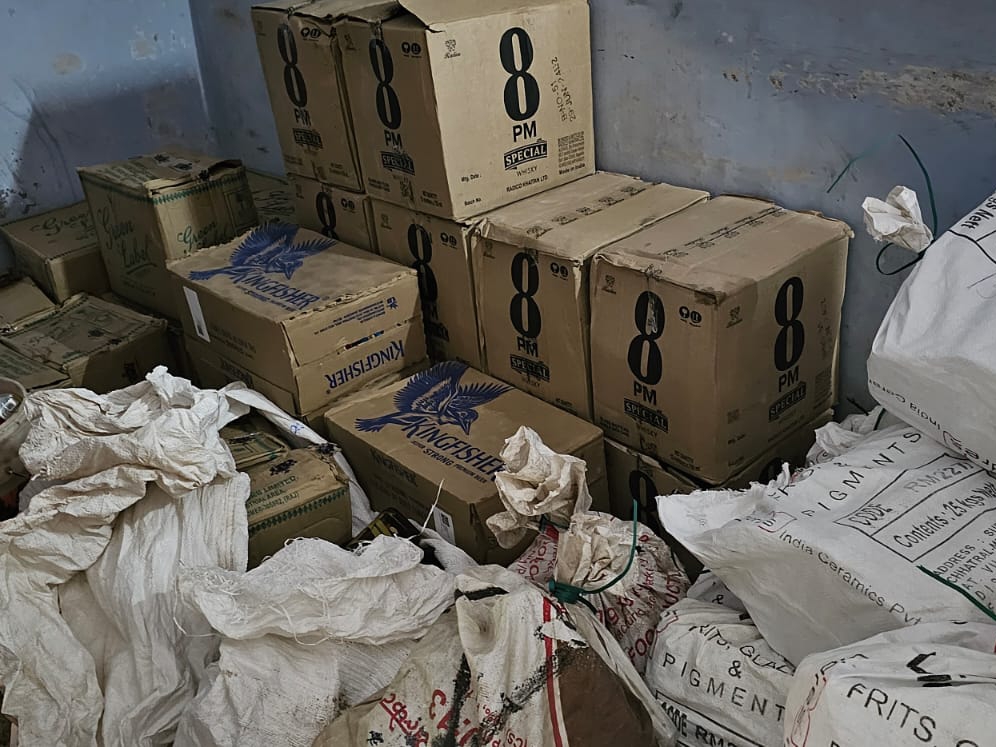 One arrested with 646 bottles of liquor and 120 tins of beer from a ...