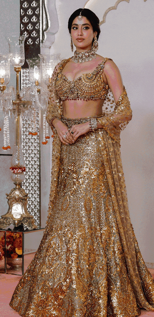 The groom was spotted in a golden sherwani; Varmala at 8 pm followed by ...