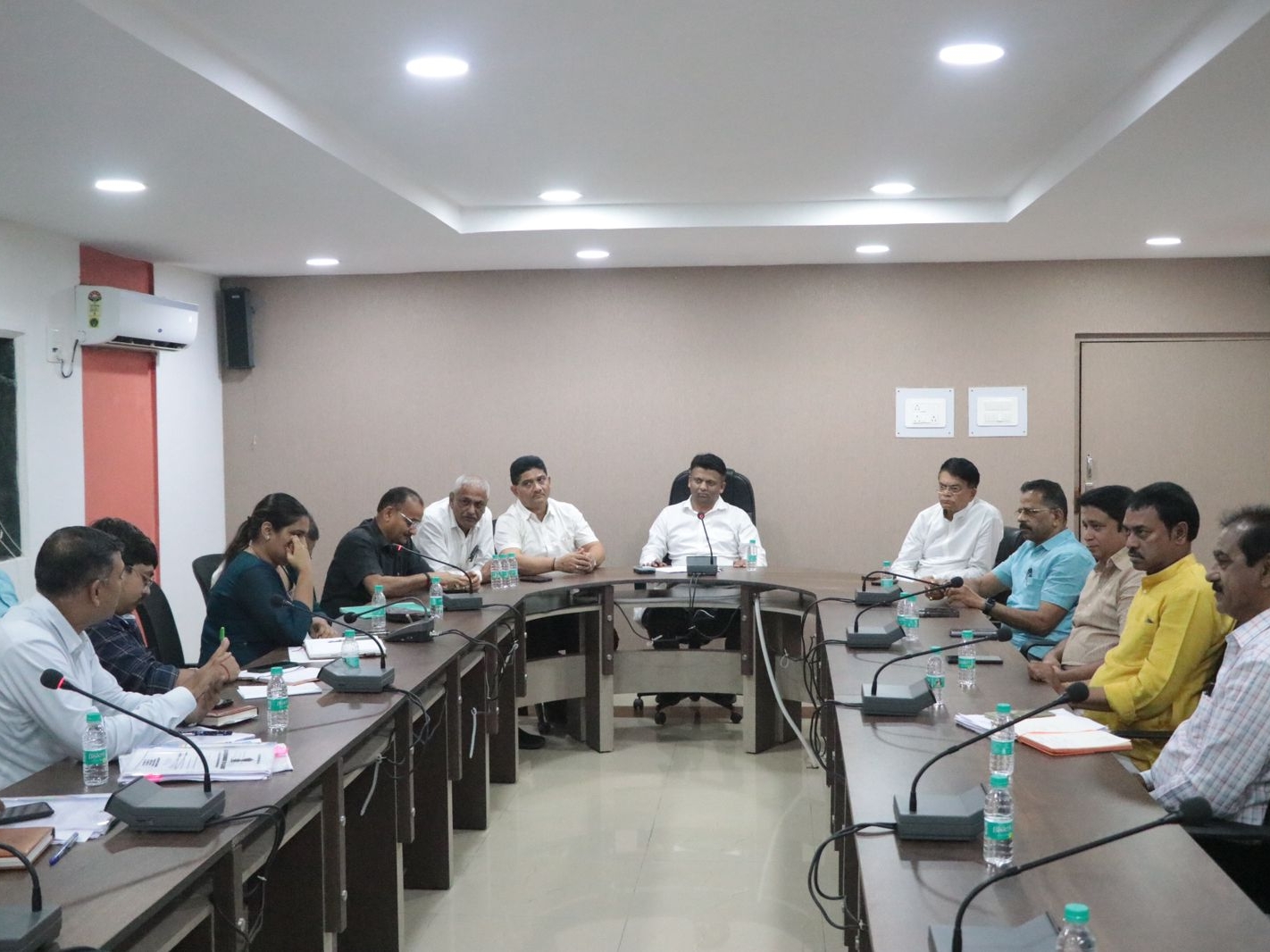 MP's meeting with officials of State Highways and R&B Department in ...