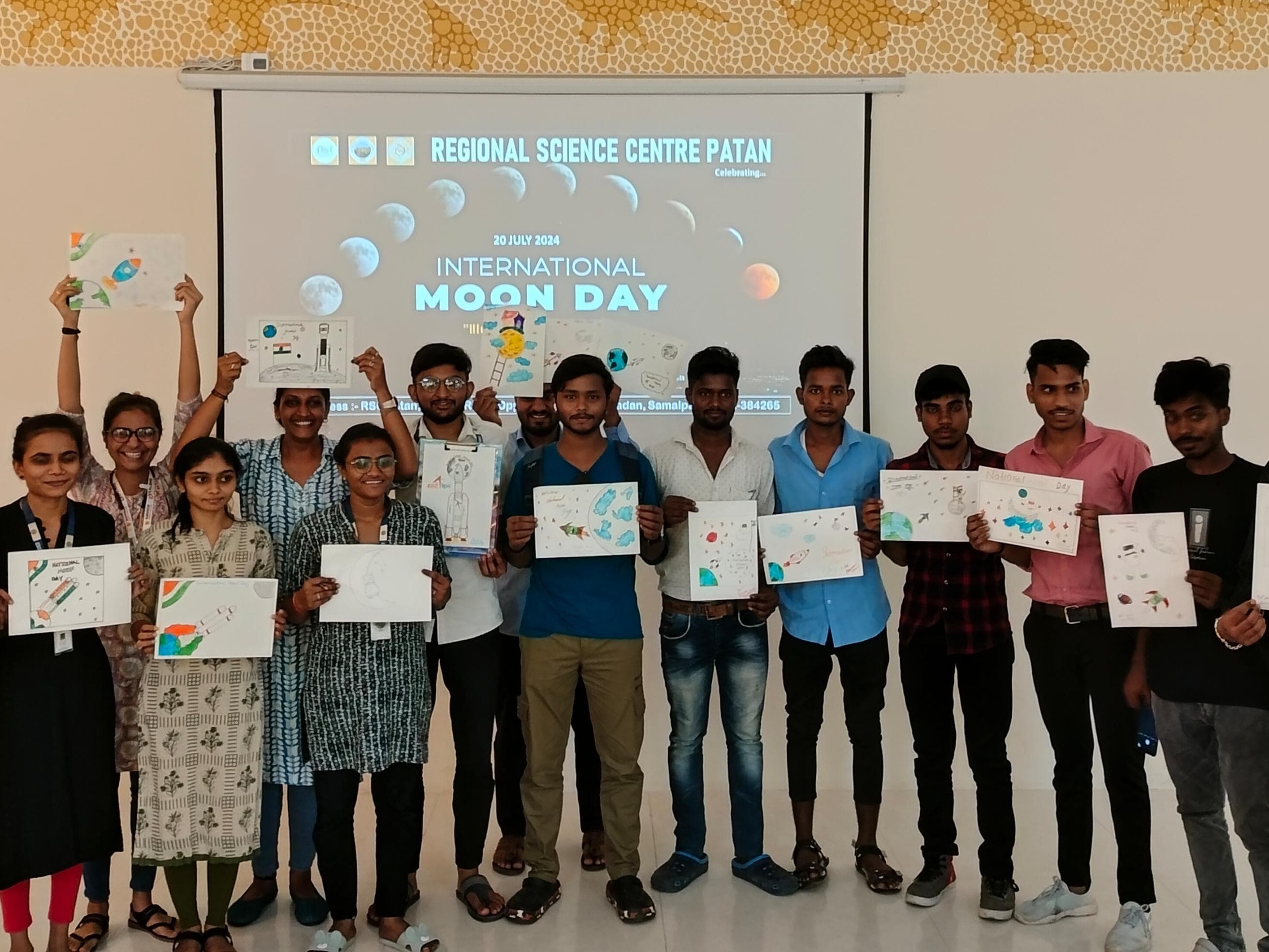 A drawing competition was held at the Patan Science Center on the theme ...