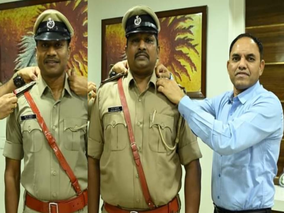 Two PSIs of Panchmahal Police Division got promotion as PIs | પાઈપીંગ ...