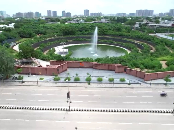 Oxygen Park prepared on Sindhu Bhawan Road; Attractions including open ...