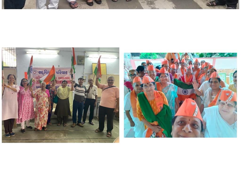 Flag Hoisting Program organized by Sadvichar Parivar Senior Pride Group ...