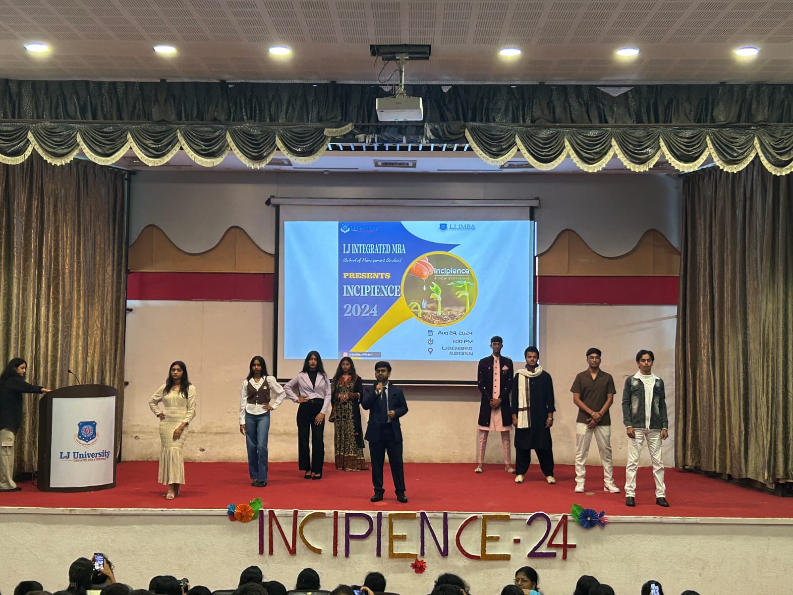 LJIMBA organized 'Incipience - A New Beginning' program as part of ...