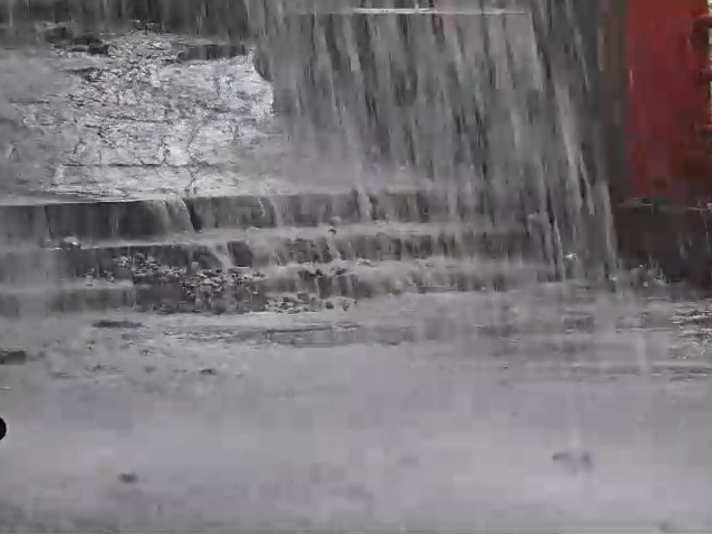 The legendary Kedarnath Mahadev waterfall near Chosla village came ...