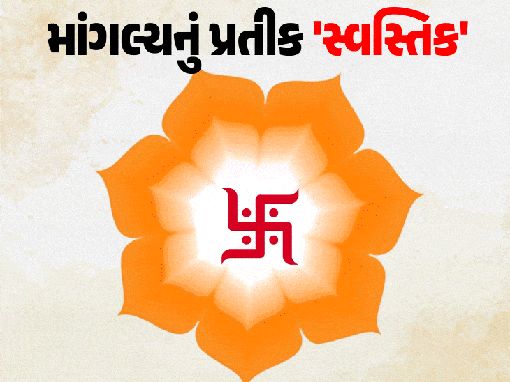 At the beginning of the puja make the symbol of Ganesha swastika.