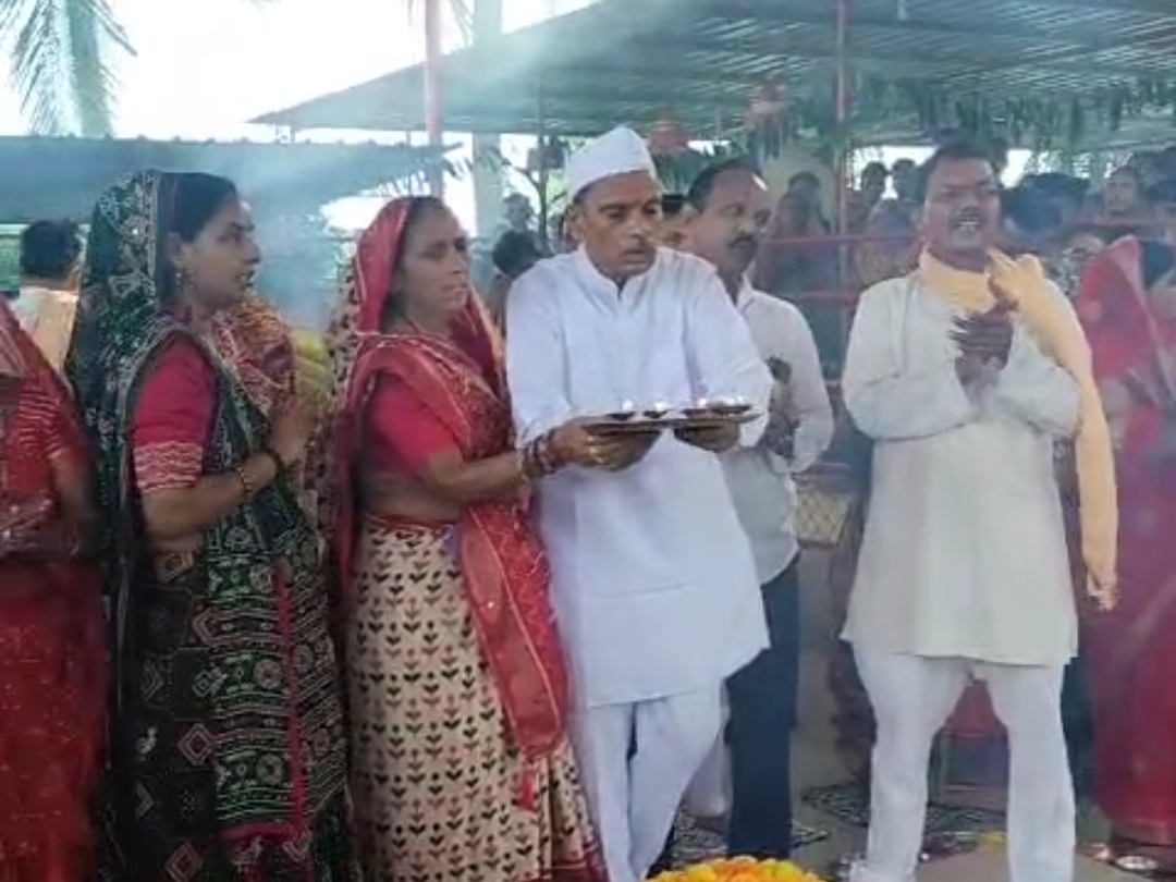 Devotees thronged the Vishwashanti Mahakali temple at Osara village in ...