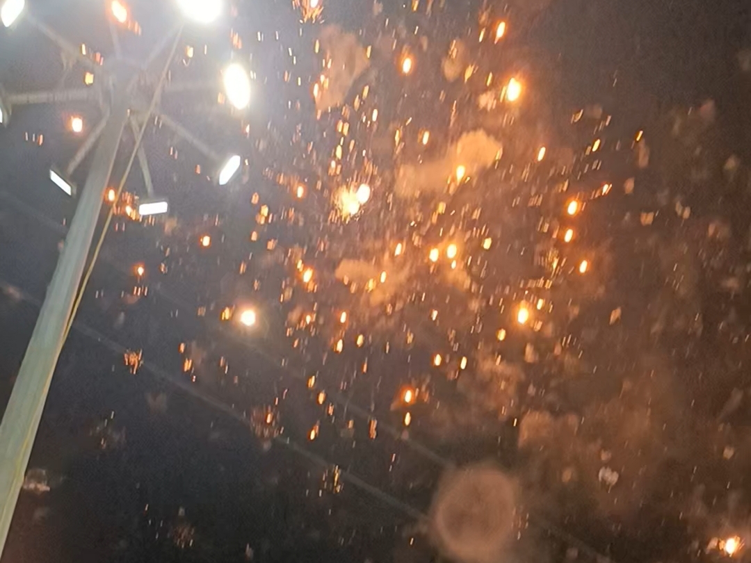 A grand display of firecrackers was held at Una Tower Chowk, MLA KC ...