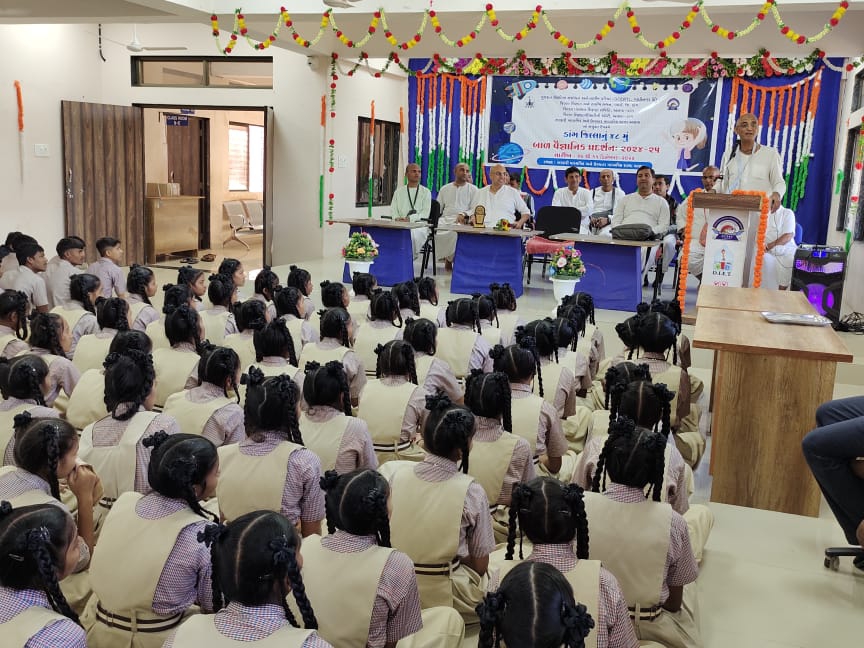 'Shrimad Bhagwat Gita' book was distributed in Ahwa Secondary School of ...