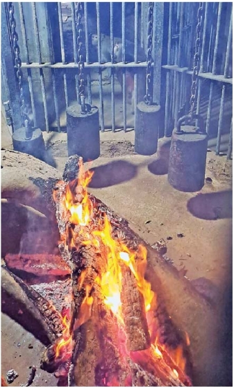 At Kamatibagh, we made a tent for Kapiraj, built flood lights for ...