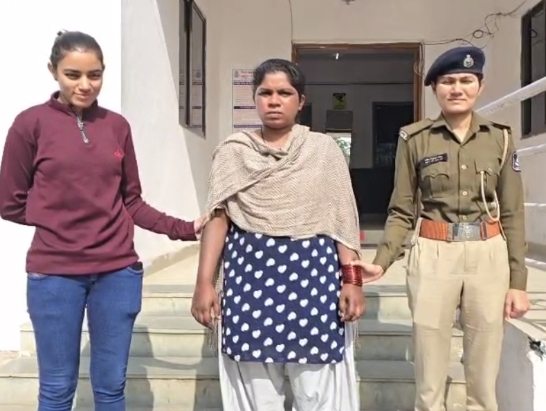 A division police nabbed a female thief from Vyara, Tapi district, for ...
