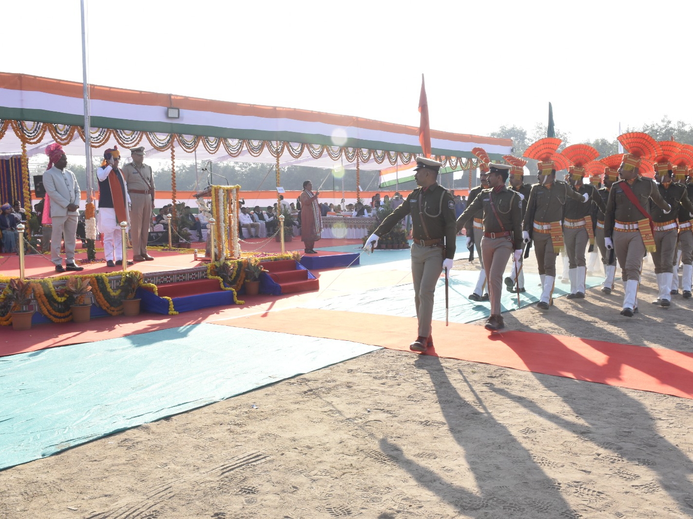 Grand celebration of 76th Republic Day in Panchot, Mehsana