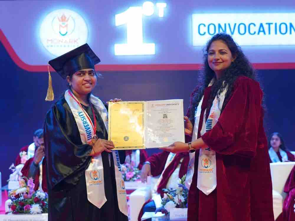 Monarch University's first convocation ceremony