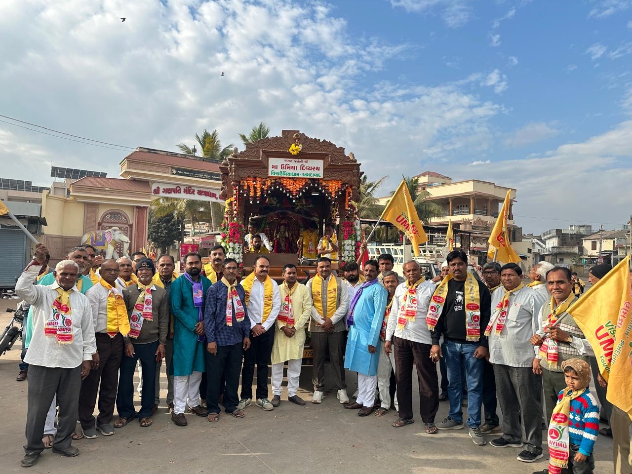 Rath Yatra begins at the under-construction Vishwa Umiyadham ...