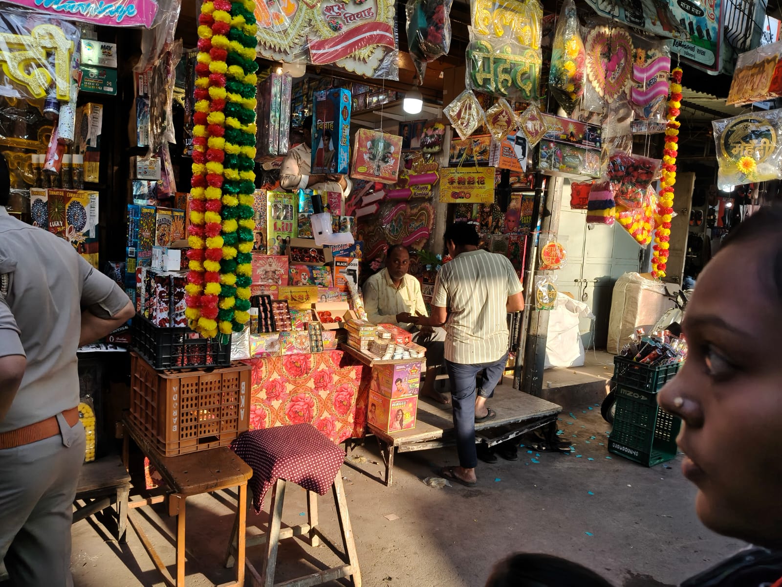 Action taken against 3 traders who pushed people outside their shops in ...