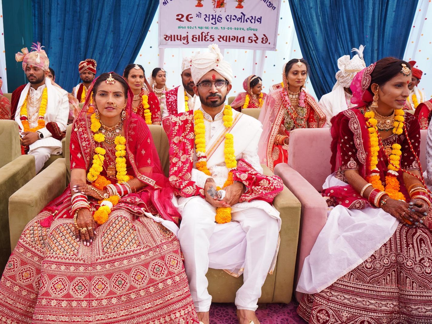 18 newlyweds took their first steps into the kingdom in Kadoli