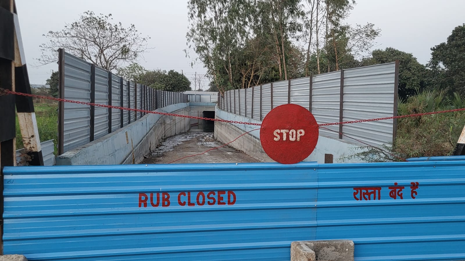 Disused Hansapore underpass closed after accident | કામગીરી: બિનઉપયોગી ...