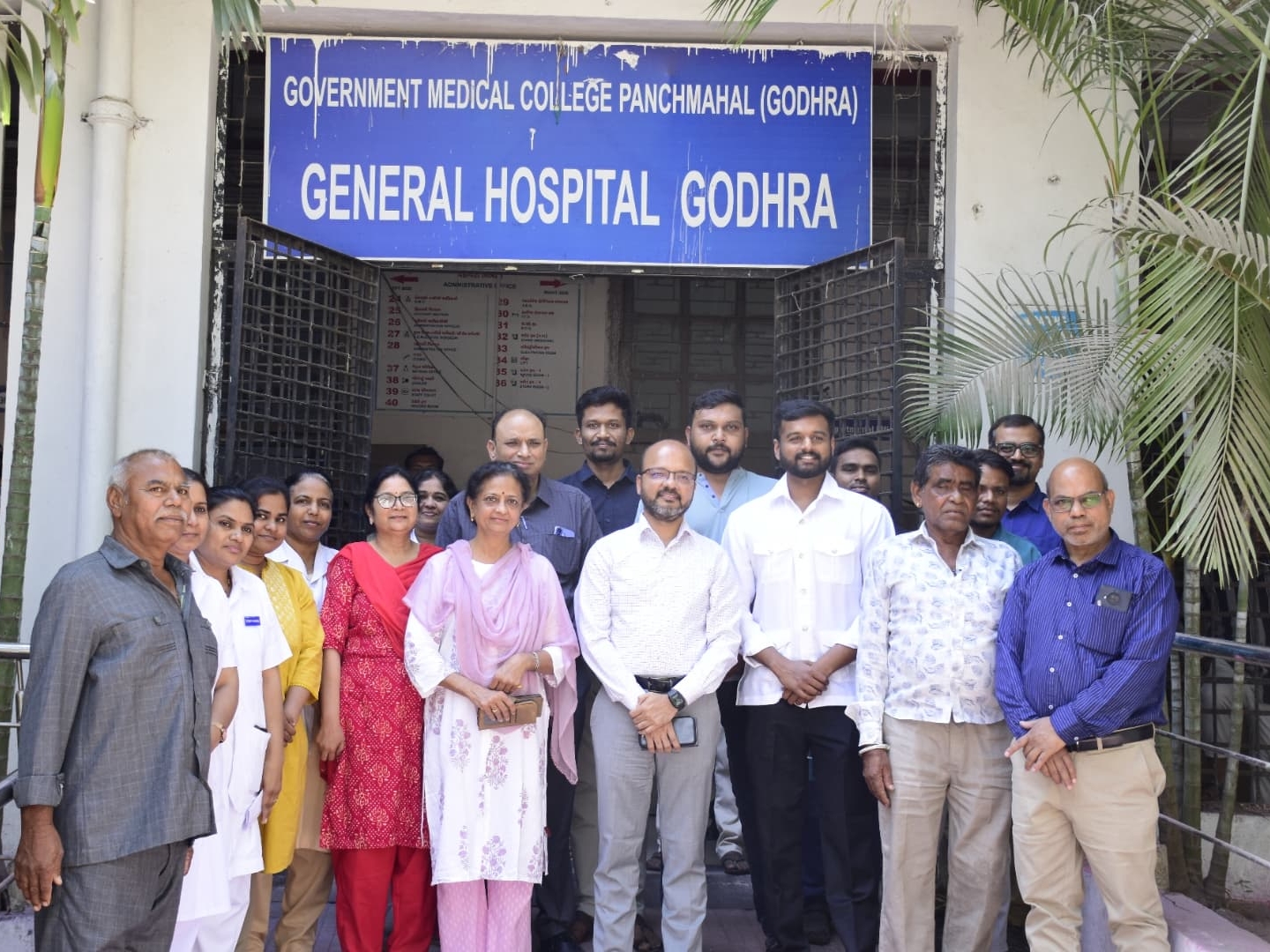First knee replacement surgery with 3D technology in Godhra Civil ...