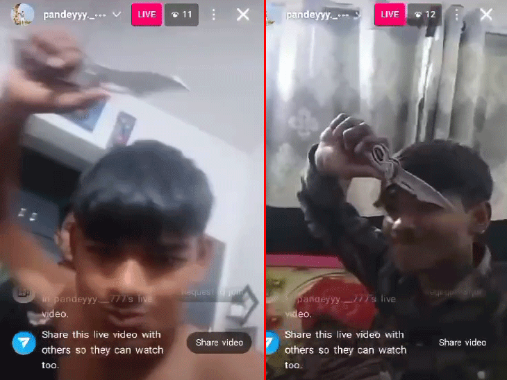 Video challenging police action goes viral, LIVE on Instagram, shows ...