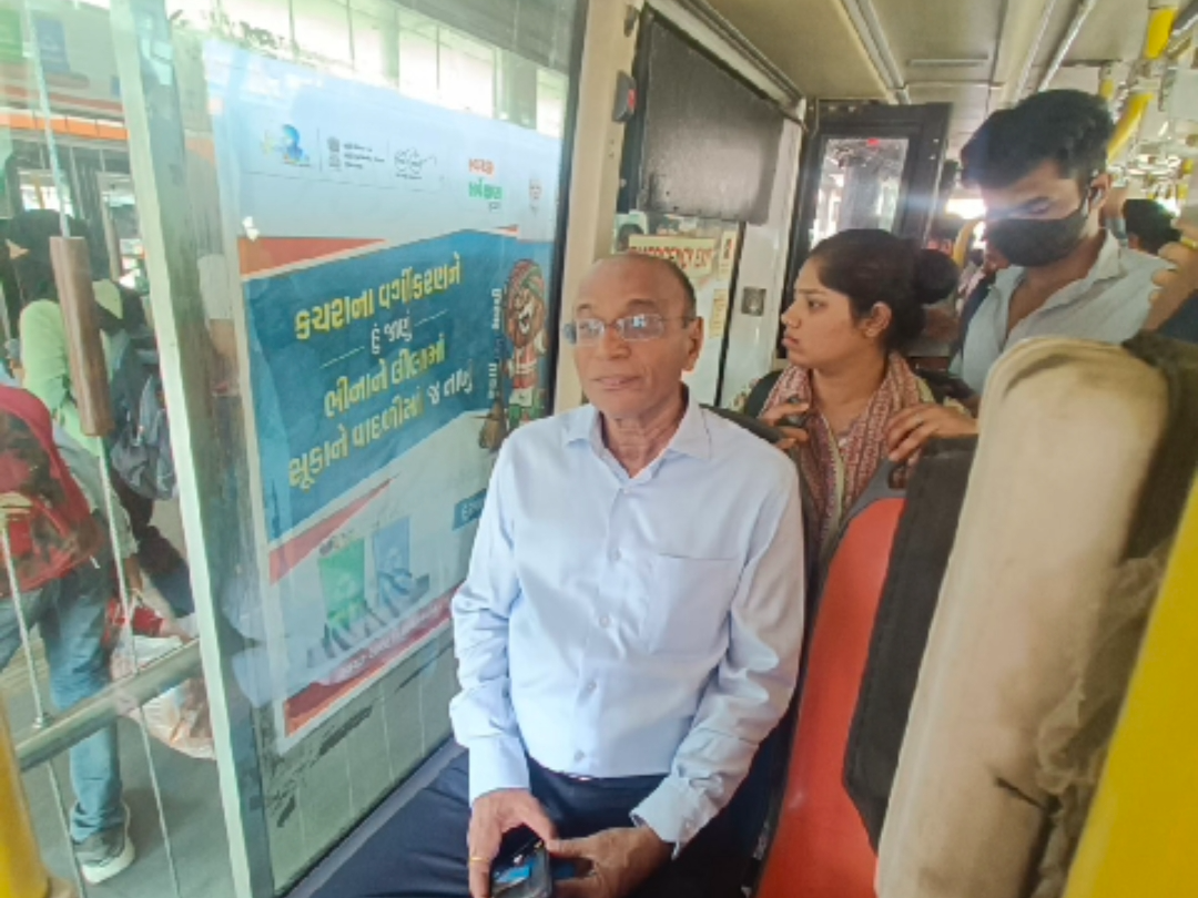 After receiving complaints about BRTS buses, the chairman of the ...