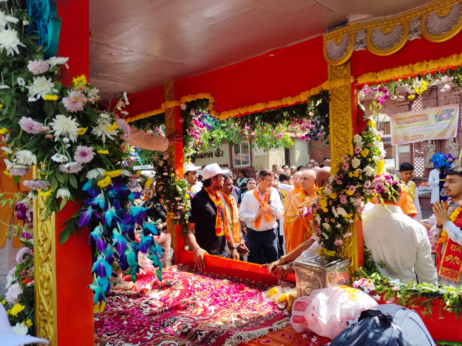Camp Hanuman Temple Yatra held