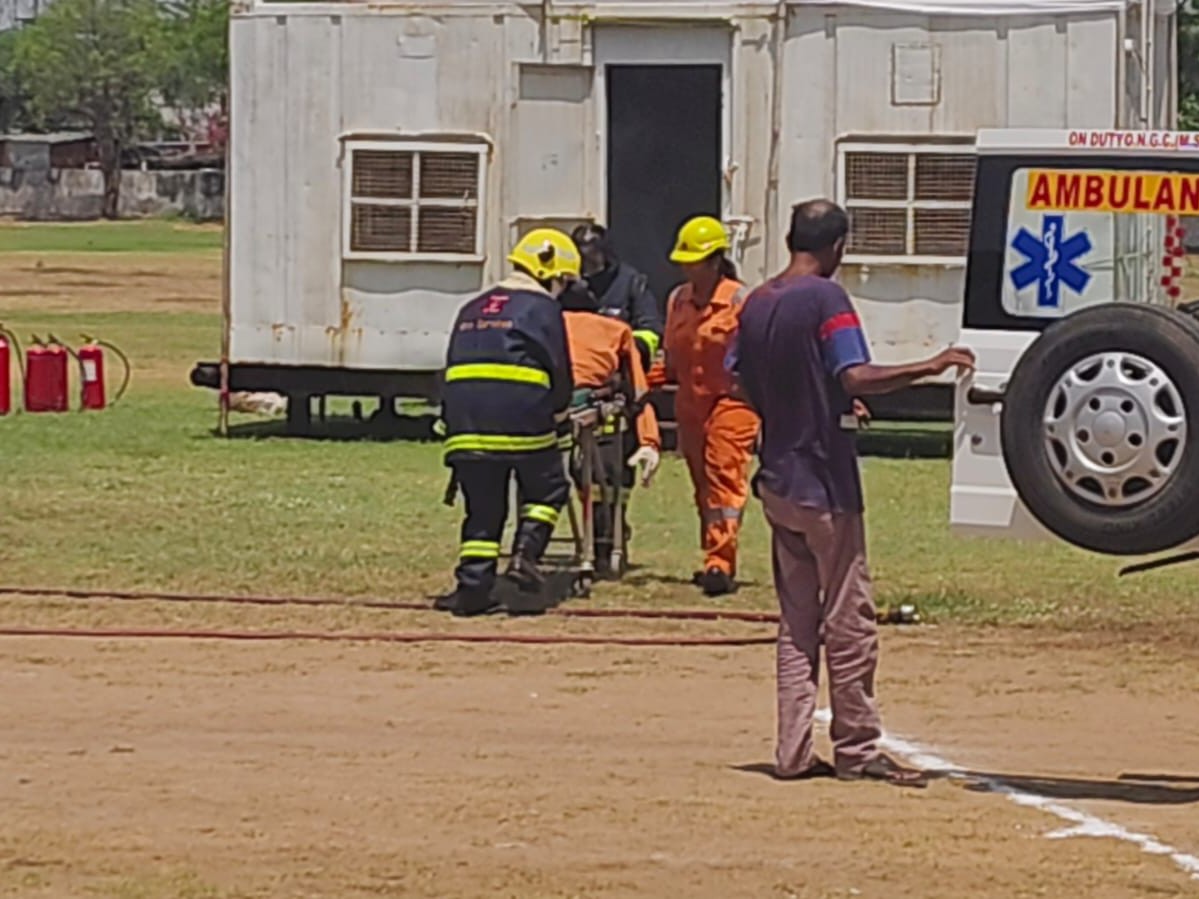 Fire Service Day celebrated at Mehsana ONGC
