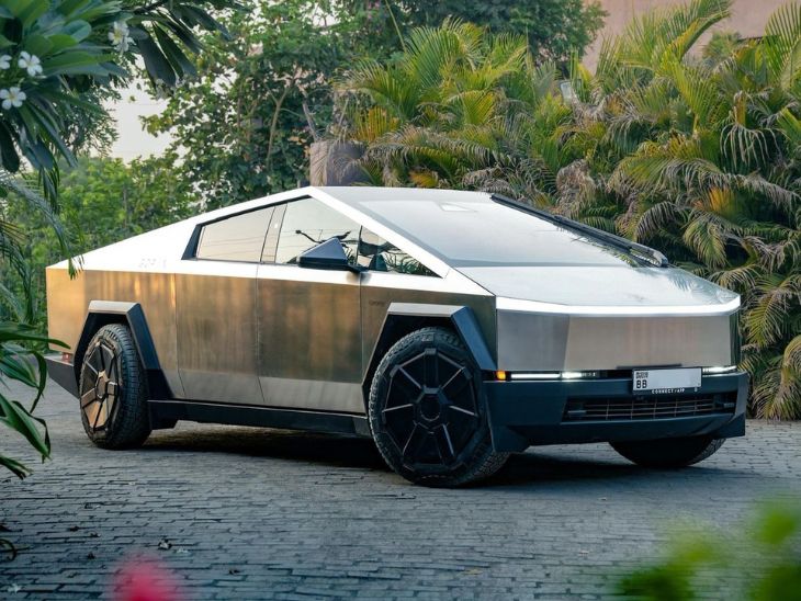 Tesla's Cybertruck arrives in India for the first time | દેશની પહેલી 51 ...