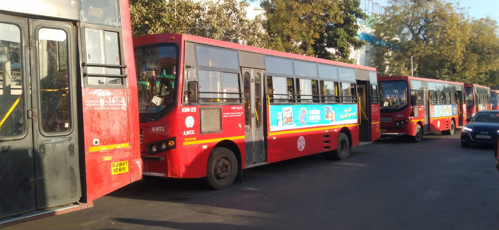 AMTS buses in Ahmedabad will run in BRTS corridor, decision taken due ...