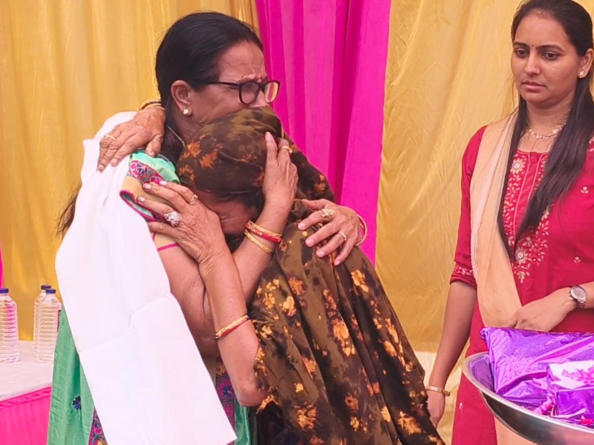 Students and villagers bid tearful farewell to the principal of ...