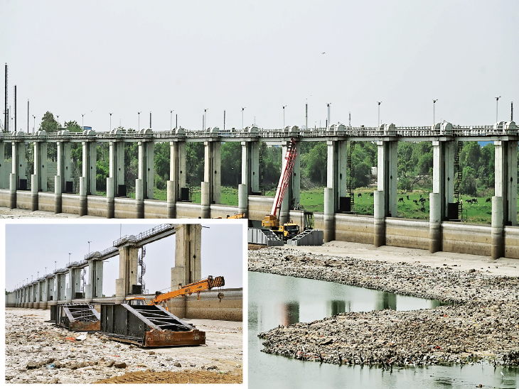 The 25-ton gate number 15 of Vasna Barrage will be replaced by June 5 ...