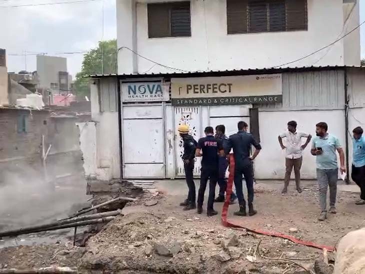 Gas line rupture near Big Tank Chowk causes disruption