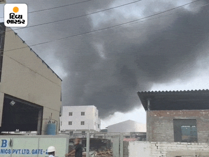 Massive fire breaks out at PAB Organic Company in Nandesari, Vadodara ...