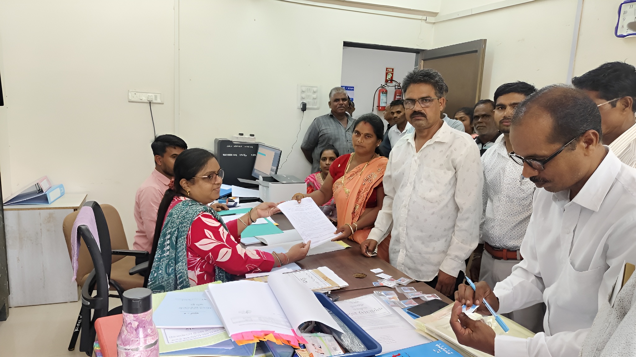 On the first day, 22 Sarpanch candidates and 57 ward members and 2 ...