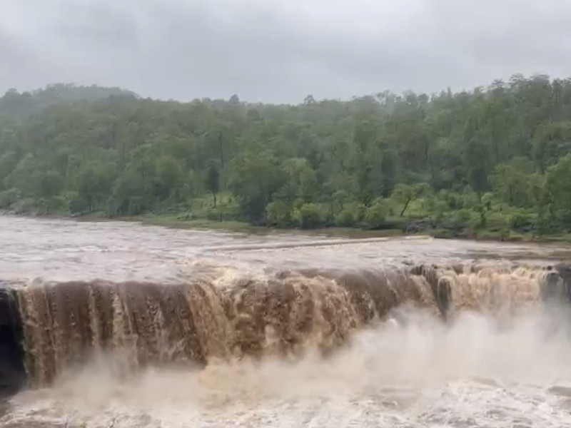 Sahyadri Mountains Dang Gira Waterfall Monsoon Ambika River Gujarat ...