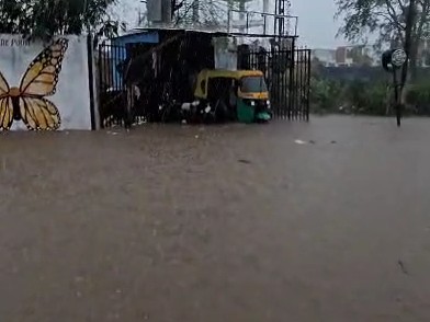 Halol Panchmahal Heavy Rain Flooding