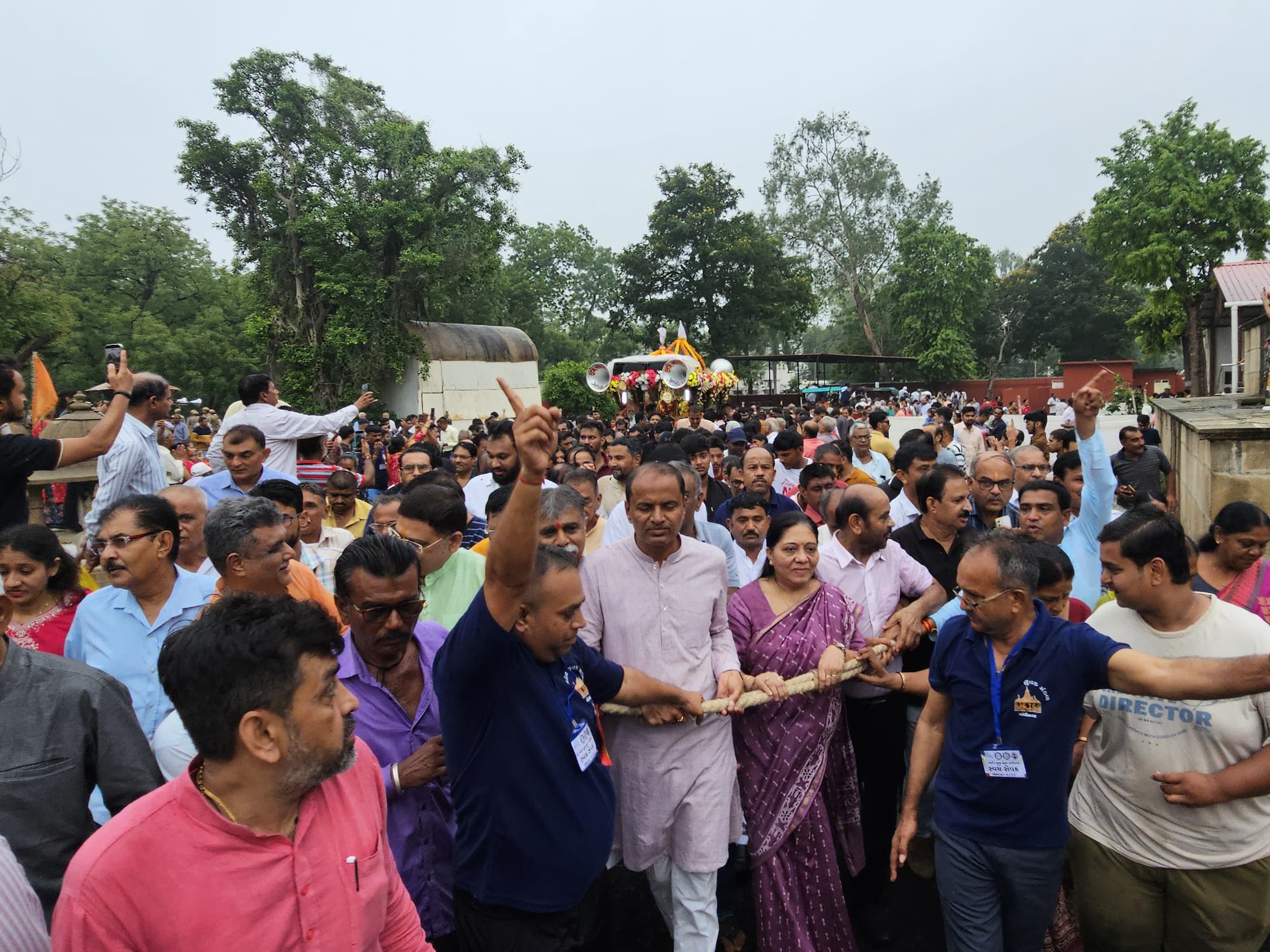 The 41st Rath Yatra traditionally departs from the Panchdev Temple in Gandhinagar, returning to ...