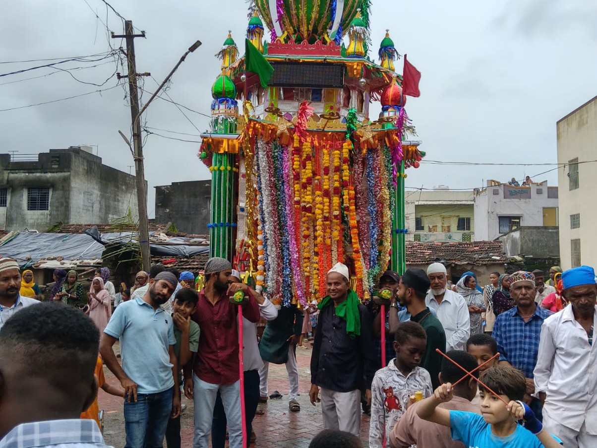 Talala Mohram Celebration Tajiya Procession Nagina Mosque Karbala ...
