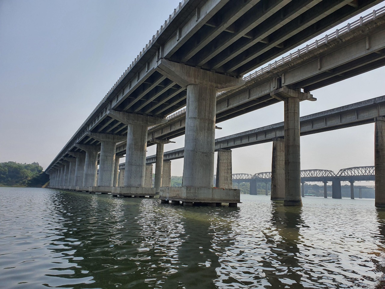 The 120-year-old Vasad Bridge is sturdy because it has three two-and-a ...