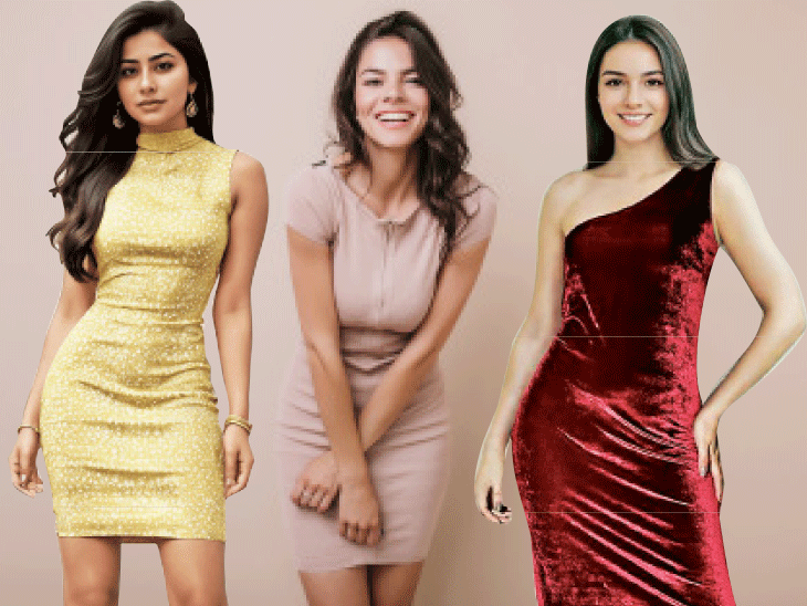 Wear a bodycon dress with confidence, shine with glamour!