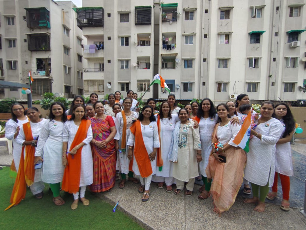 Flag hoisting ceremony, children's drawing competition held at Setu ...