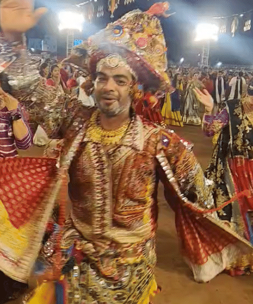 Garba will be held at all Garba grounds today as Megharaja performs his ...