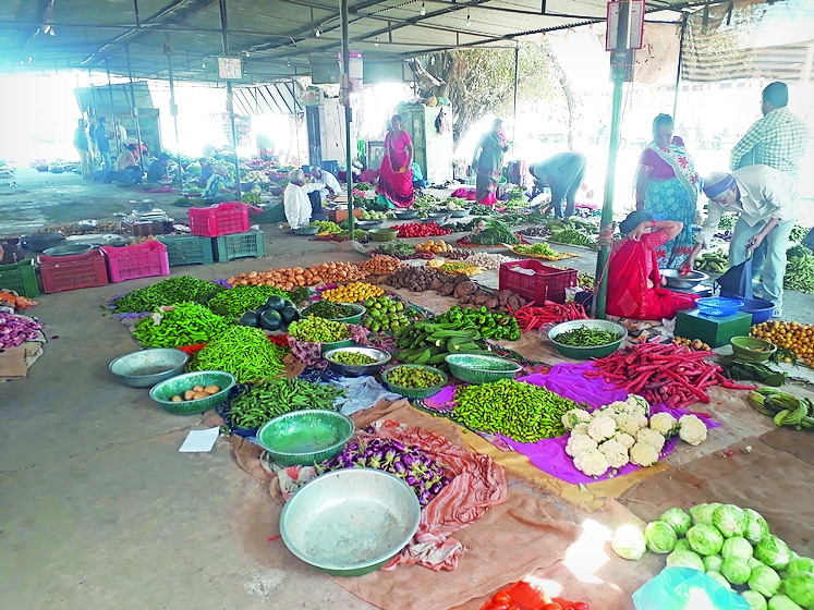 As less vegetables are coming from outside, the price of one kg has ...