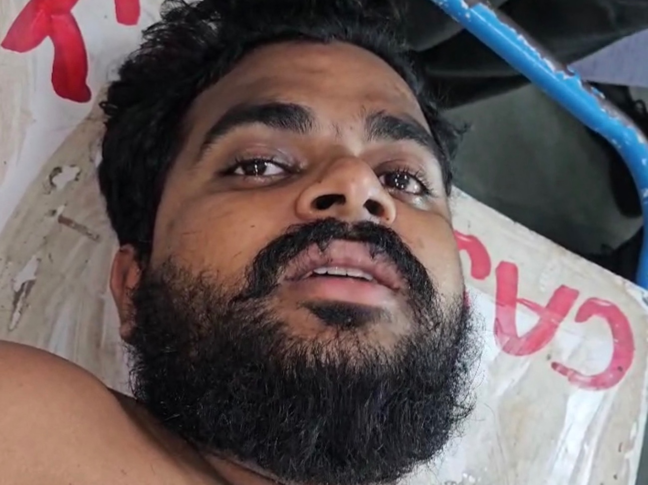 Murderer attacks while saying, 'Why are you looking at me?'