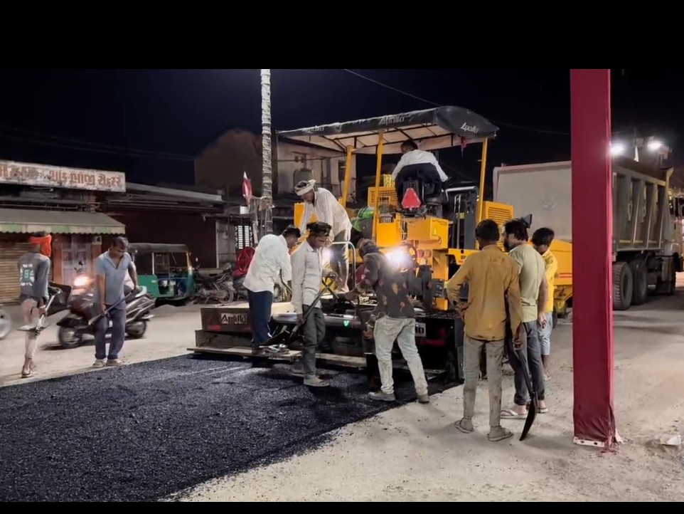 Godhra Roads Repair Municipality Diwali Work | ગોધરામાં બિસ્માર ...