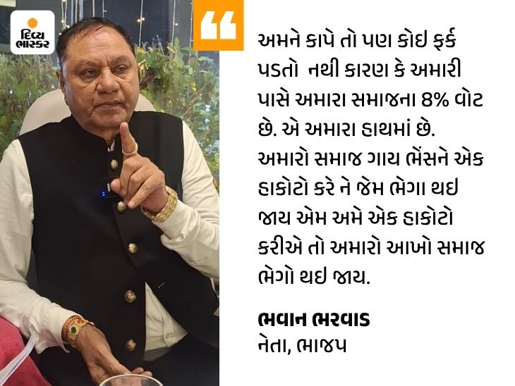 Bhawan Bharwad BJP Leader Critical Remarks Community Representation ...